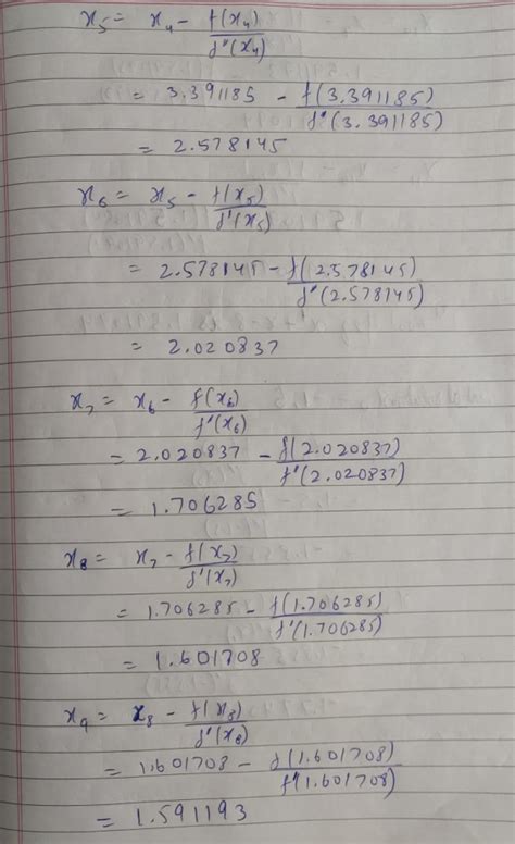 Use Newtons Method To Find All Real Roots Of The Equation Correct To
