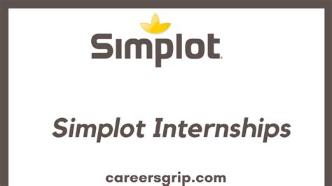 Simplot Internship 2025 Simplot Careers Careers Grip