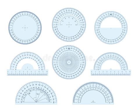 Protractor Round Stock Illustrations 490 Protractor Round Stock Illustrations Vectors