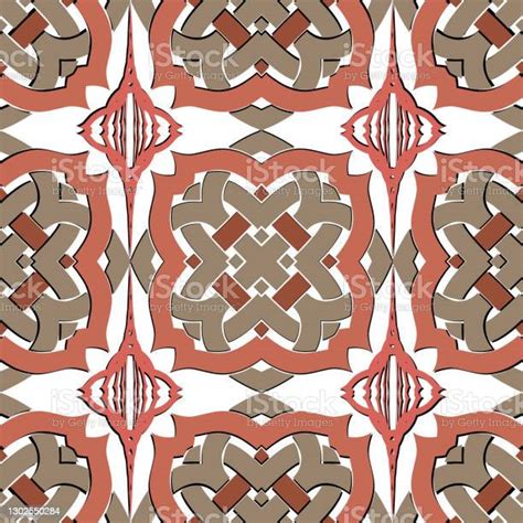 셀틱 스타일 원활한 패턴 추상 장식 벡터 배경입니다 화려한 반복 장식 배경 현대 장식 화려한 부족 민족 의 복잡한 디자인 에 화이트 0명에 대한 스톡 벡터 아트 및 기타