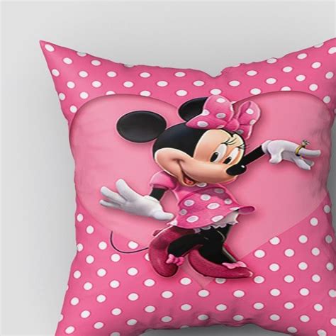 خرید و قیمت کوسن اتاق کودک طرح کارتونی میکی موس صورتی Pk 4536 ترب