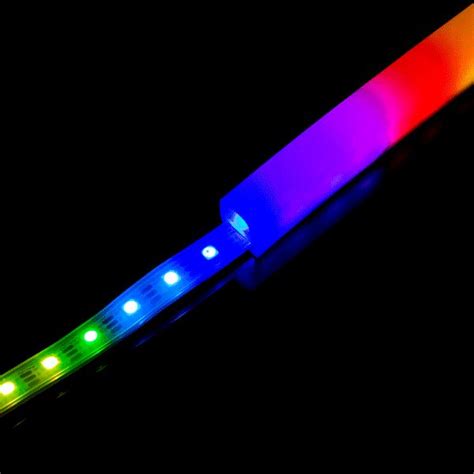 Flexible Diffusing Sleeve For Led Strip Light Dome Top By The 5m Reel