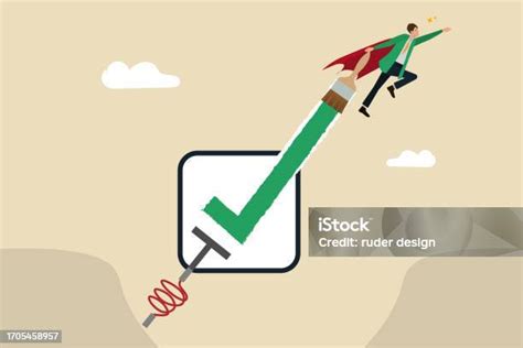 완료된 작업 체크리스트 프로젝트 확인란 또는 성과 목록 집안일에 대한 스톡 벡터 아트 및 기타 이미지 집안일 점프 개념