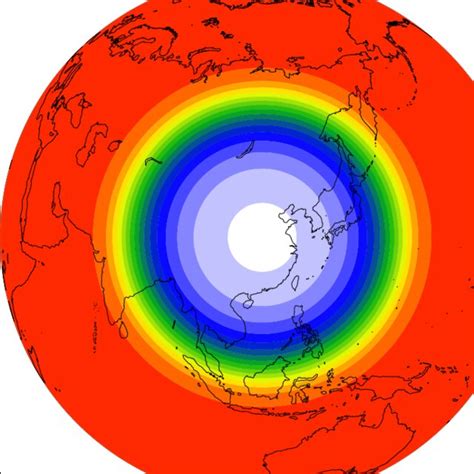 global variable resolution mesh size distribution in the 60 3km