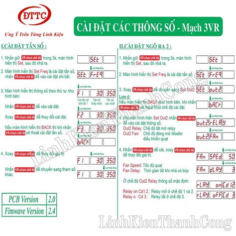 Mạch Băm Mcu 3vr 3 Chế Độ