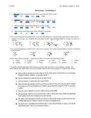 Ling HW Pdf NAME Due Monday August Pm Homework Articulation I A Indicate All The