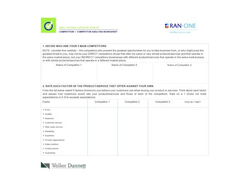 Free Competitor Analysis Templates Excel Word Free Competitor Analysis Templates Excel Word