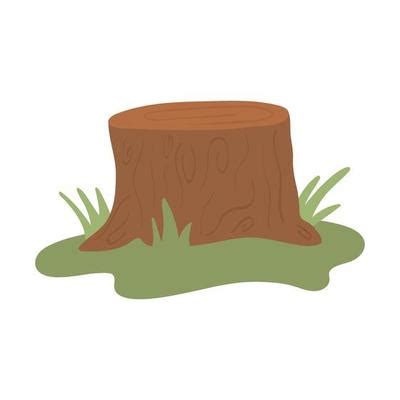 Tree Stump Vector Art Icons And Graphics For Free Download