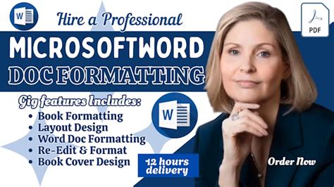 Format Design Microsoft Word Document Ms Word Document Formatting For