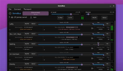 sonobus is an open source low latency peer to peer audio streaming