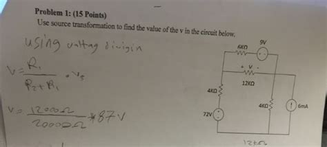 Solved This Is An Electrical Circuit Question So Please Chegg Com