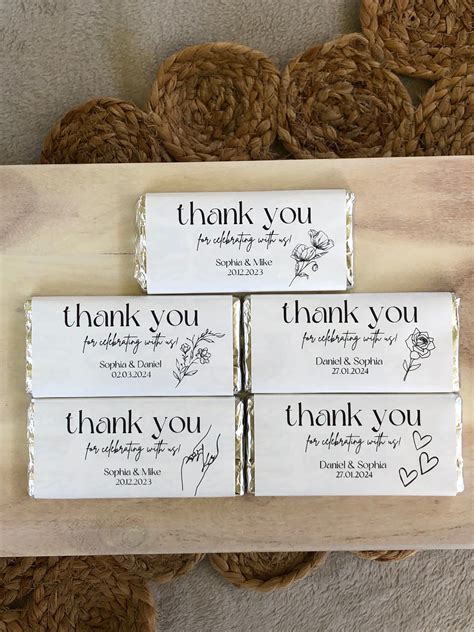 Chocolate Wrapper Wedding Favours Party Favours Personalised Chocolate Wrappers Aldi Chocolate