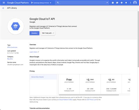 Google IoT Core Gateway Setup NCD Io