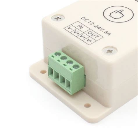 Led Dimmer Touch Switch 12v 24v 8a Pwm Digital Dim Grandado