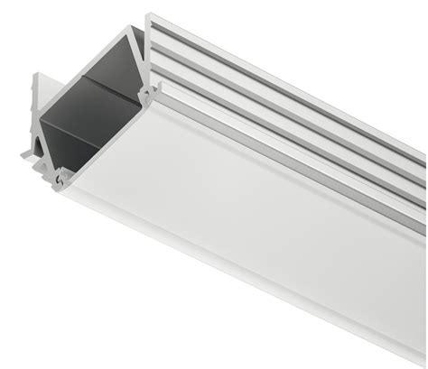 Loox Led Striplight Profile Recess Angled Mounting Milky Diffuser 2