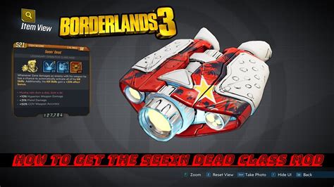 How To Get The Seein Dead Class Mod In Borderlands 3 Youtube