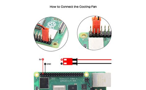 geekworm 7mm thickness embedded heatsink with fan p165 a for