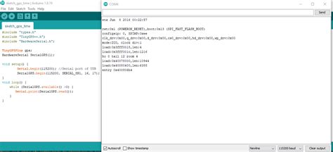 No Gps Data At Serial Monitor Using Arduino Ide With Esp32 Networking