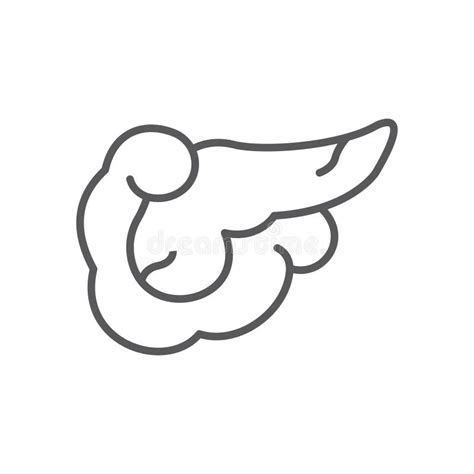 Human Pancreas Line Icon Linear Style Sign For Mobile Concept And Web Design Stock Vector