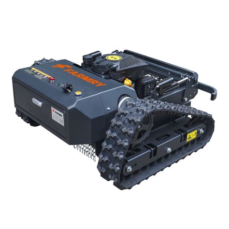 Remote Control Track Mower Safe And Powerful Mowing On Slopes Farmry
