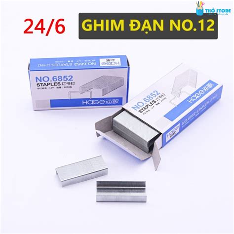 Kim Bấm Giấy Số 12 Ghim đạn 246 1000 Ghim Bấm Giấy đạn Ghim Hàng