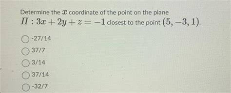 Solved Determine The X Coordinate Of The Point On The Chegg