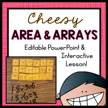 Area And Arrays Interactive Lesson And Slideshow EDITABLE By Teacher Trap