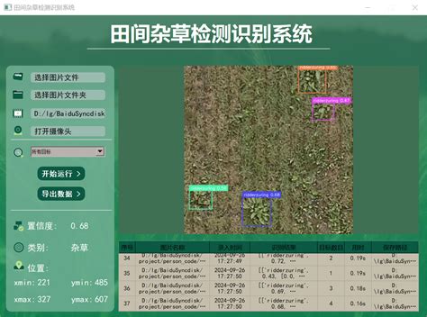 python基于深度学习的田间杂草检测识别系统 源码 lw 部署文档 讲解等 杂草识别国内外研究现状 csdn博客