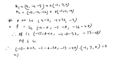 solved let l1 be the line passing through the point p1 4 1 3