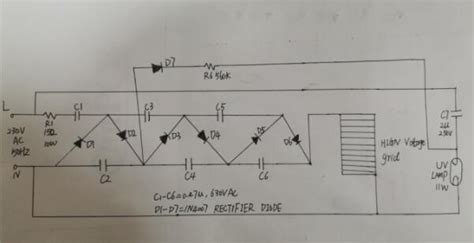 Bug Zapper Circuit Circuit Diagram Volts For Bug Zappers