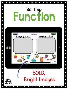 Feature Function Class Sorting Attributes Boom Cards Categories