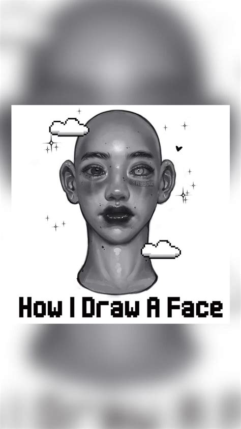 how i draw a face digital art tutorial art tools drawing digital drawing