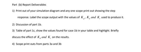 Objective To Use Simulink ⊗ To Simulate The Response
