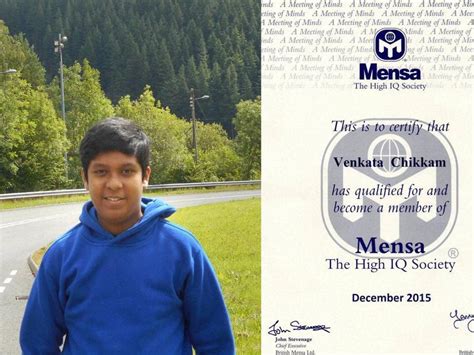 Indian Origin 13 Year Old Joins High Iq Mensa Club In Uk World News