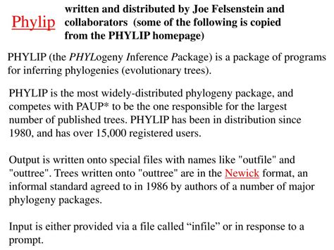 Ppt Phylip Powerpoint Presentation Free Download Id 7005364