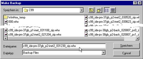 Creating A Backup Of System Partitions Using Winhex