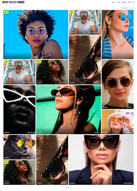 Divi Woocommerce Grid 4 Plantillas Para Divi