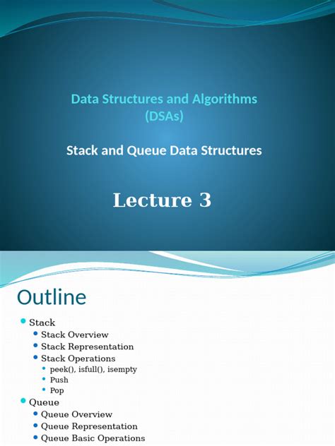 Lecture3stacks And Queues Pdf Queue Abstract Data Type Computer Programming
