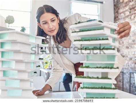 Woman Architecture Building Model Construction Property Stock Photo 2198708693 Shutterstock