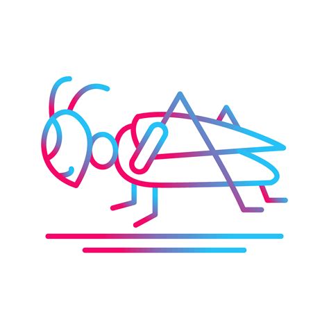 Grasshopper Vector Icon 19503265 Vector Art At Vecteezy