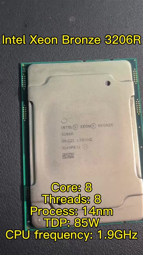 Intel First Or Second Generation Xeon Platinum Or Gold Or Silver Or Bronze Expandable 3206r