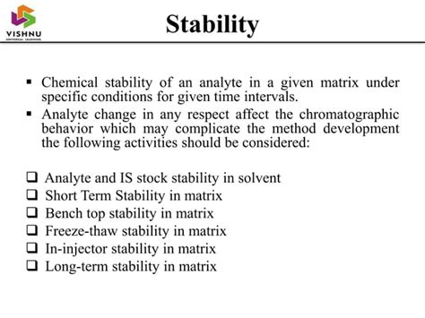 Usfda Bio Analytical Method Development And Validation Ppt