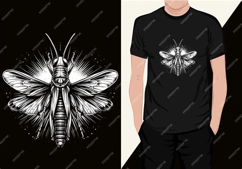 Premium Vector Grasshopper T Shirt Design Grasshopper Graphic Vector