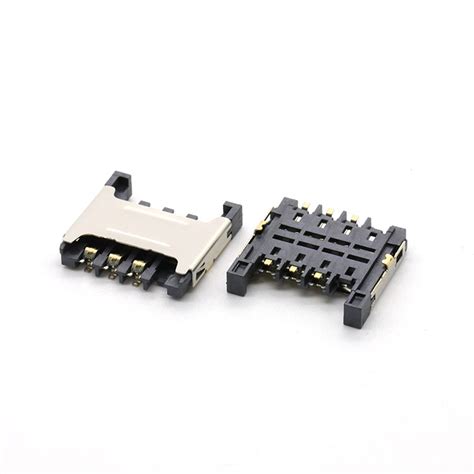 6Pin 2 65H Micro SIM Card Connector