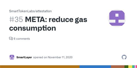 meta reduce gas consumption · issue 35 · smarttokenlabs attestation