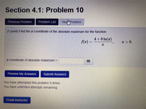solved section 4 1 problem 10 previous problem problem list