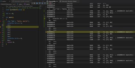 C Memory Viewer Not Updating Values Correctly Stack Overflow