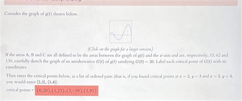 [solved] consider the graph of g t shown below click on the graph