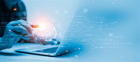 무선 장치를 연결하는 Ai 기술 네트워크 Ai 기술은 디지털 세계에서 비즈니스에 필수적입니다 미래형 가상 화면 인터페이스 기술