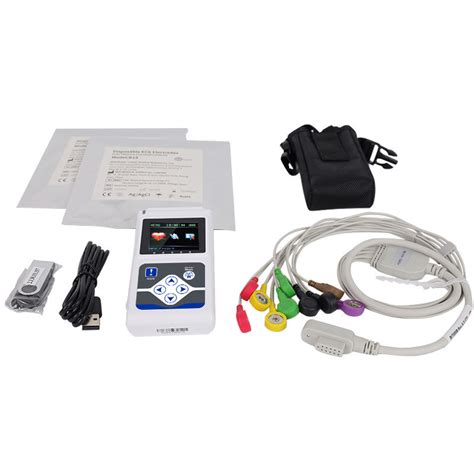 Contec Tlc5000 Ecg Ekg System 24 Hours Holter Monitor Ecg 24 Hour